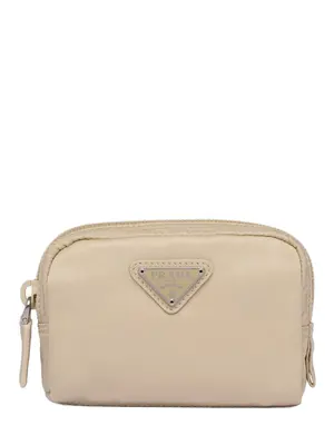 Prada Micro Re-nylon Pouch - Desert Beige