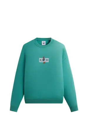 Kith For Mickey & Friends Daisy Duck Classic Logo Crewneck - Teal