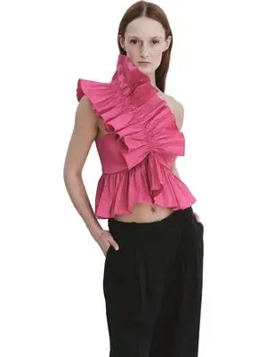 MADELINE MARIE Madeline Marie Juliette Blouse Fuschia
