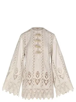 JOHANNA ORTIZ Vision Seeking Embroidered Mini Dress