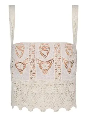 JOHANNA ORTIZ Embroidered Casablanca Top