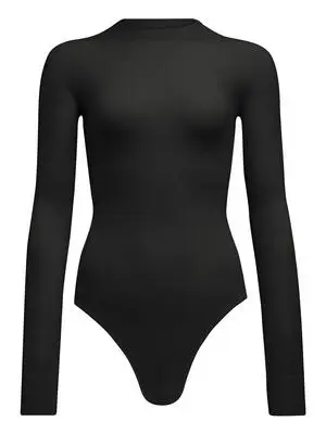 Alaïa Cashmere-wool Bodysuit - Black