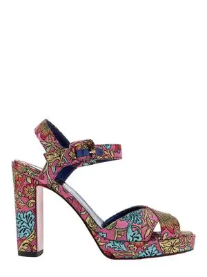 CHRISTIAN LOUBOUTIN Christian Louboutin Cora 100 Jacquard Florea Sandals