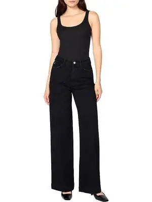 Warp + Weft Wide Leg Jeans - Inkwell