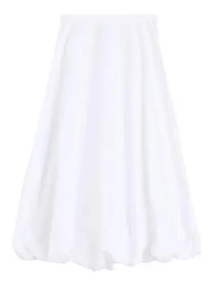 BY MALENE BIRGER Aubrey Organic Cotton Bubble Maxi Skirt - White