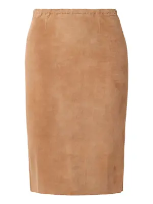 Stouls STOULS Gilda Suede Skirt Camel