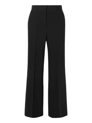 TOTÊME TOTEME Crepe Wool-Blend Wide-Leg Pants