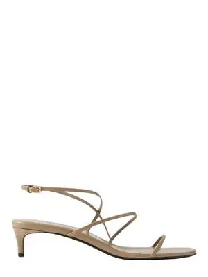 Khaite Loop Leather Sandals - Neutrals