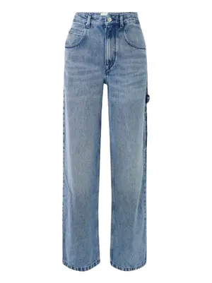 Isabel Marant Bymara Mid-rise Wide-leg Jeans - Blue