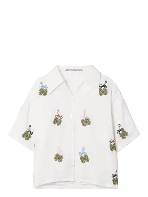 Alix Of Bohemia Stevie Embroidered Shirt - White