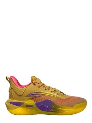 ANTA Kai 1 Speed Athletic Sneakers - Gold/purple/pink