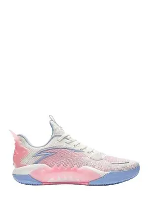 ANTA Shock Wave 5 Team V2 Sneakers - White/bright Pink/baby Blue