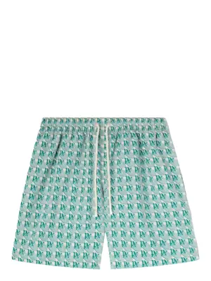 Palm Angels Pa Diamonds Swim Shorts - Green