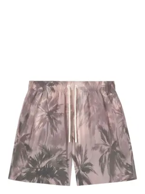 Palm Angels Sunset Palms Swim Shorts - Neutrals