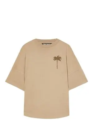 Palm Angels Palms Over T-shirt - Neutrals