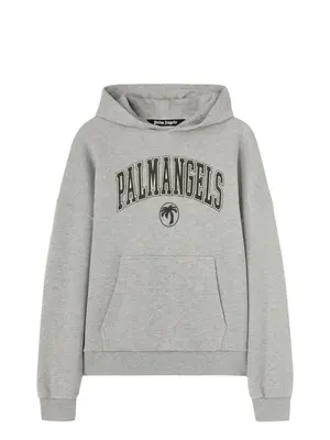 Palm Angels College Palm Hoodie - Grey