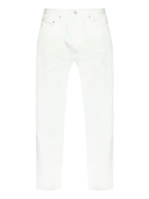 Officine Générale Straight Leg Jeans - White