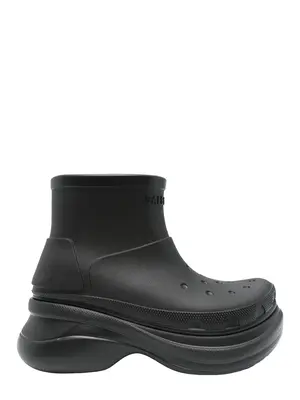 Balenciaga X Crocs™ Ankle Boots - Black