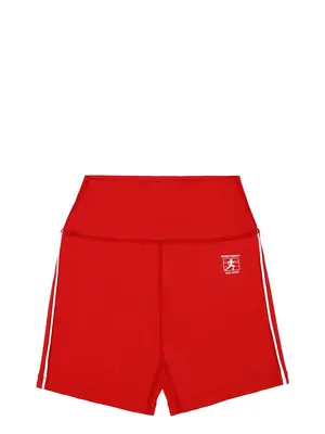 SPORTY & RICH Runner Box Cycling Shorts - Red
