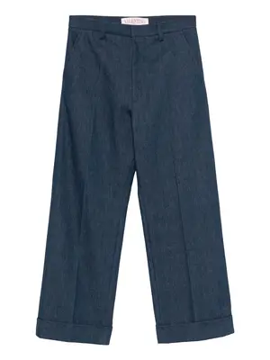 Valentino Garavani Wide-leg Jeans - Blue