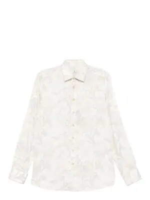 Etro Paisley-print Shirt Neutrals