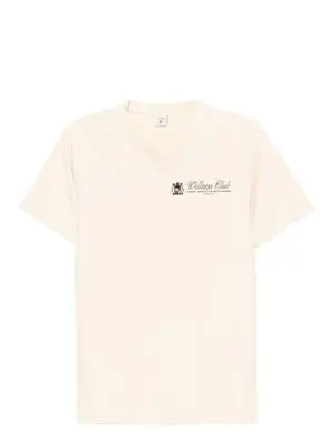 SPORTY & RICH Unicorn Crest T-shirt - Neutrals