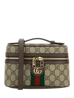 Gucci Mini Ophidia Tote - Brown