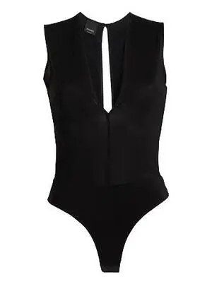Pinko Viscose-blend Bodysuit - Black