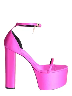 EVANGELIE SMYRNIOTAKI X SERGIO ROSSI Ankle Strap Sandals - Pink