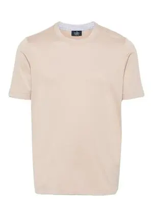 BARBA NAPOLI Contrasting-trim Cotton T-shirt