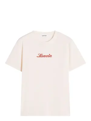 LANVIN Embroidered T-shirt - Pink