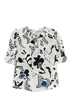 Ulla Johnson Marcella Blouse - Neutrals