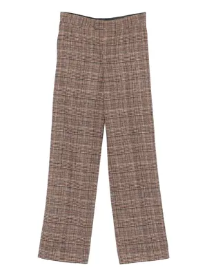 A.M.G. Straight-leg Trousers - Brown