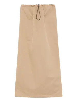 A.M.G. Twill Maxi Skirt - Neutrals