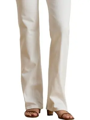 Ralph Lauren High-rise Straight Jean - White Wash