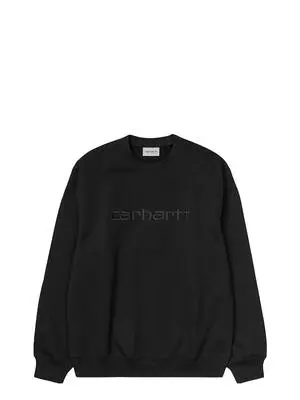 Carhartt Wip Logo Sweatshirt - Black