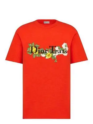 Dior X Denim Tears Relaxedfit T-shirt - Red