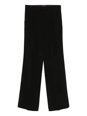 A.M.G. Pleated Trousers - Black