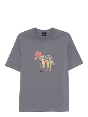 Paul Smith Zebra-print T-shirt - Blue
