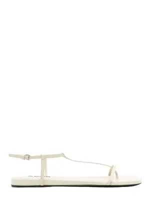 JIL SANDER Square-toe Thong Sandals - White