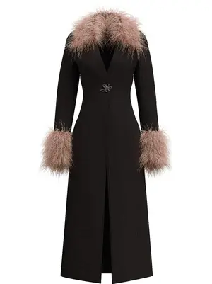 MARGHERITA MACCAPANI Gwen Single-breasted Coat - Black