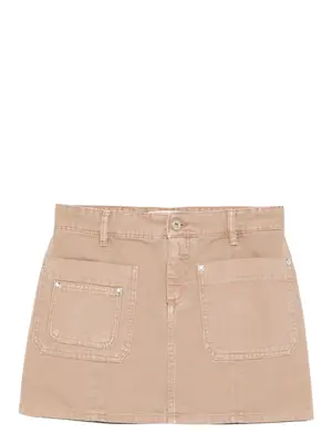 Blumarine Mini Skirt - Neutrals