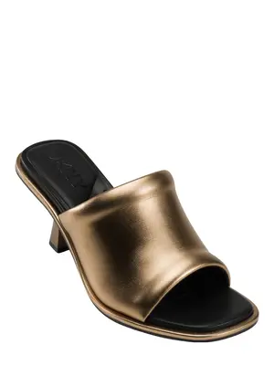 Dkny Metallic Sandals - Bronze