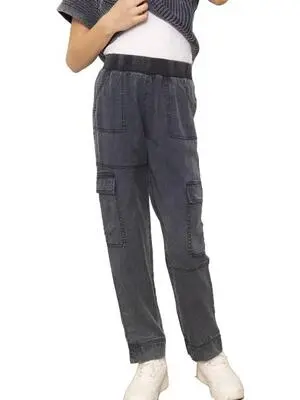 Central Park West Beck Tencel Cargo Trouser - Blue