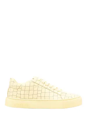 HIDE&JACK Essence Croco Textured Sneakers - Yellow