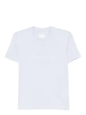 Givenchy Embroidered Logo T-shirt - Blue