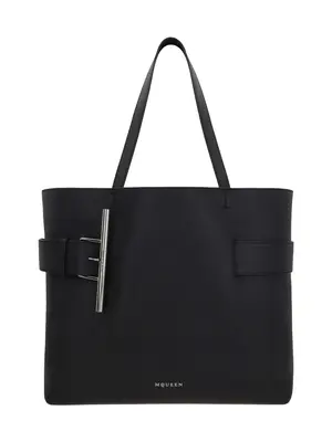 Alexander McQueen T-bar Sling Tote Bag - Black