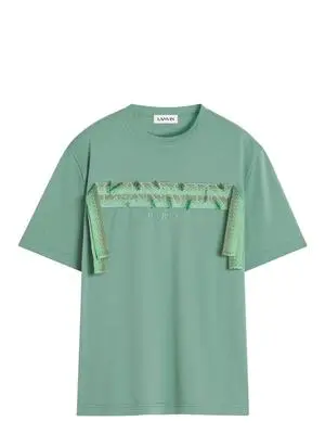 LANVIN Curb Lace T-shirt - Green