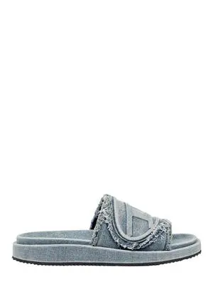 DIESEL Sa-slide D-oval Slides - Blue