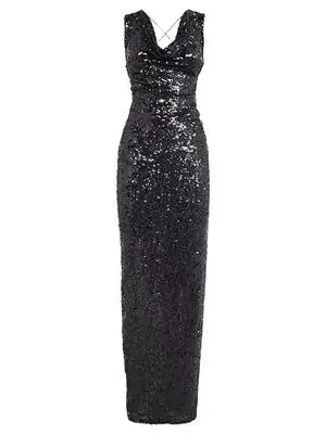 Lapointe Sequinned Gown - Blue